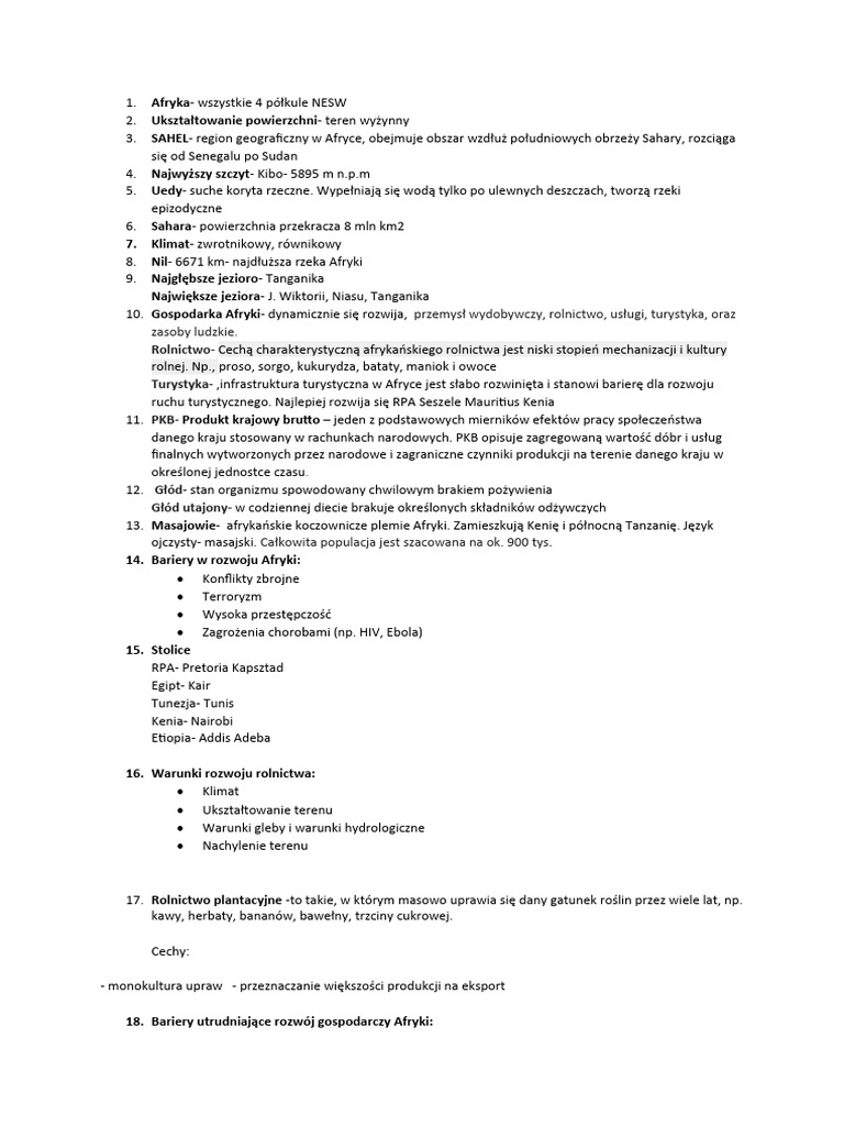 Afryka | PDF