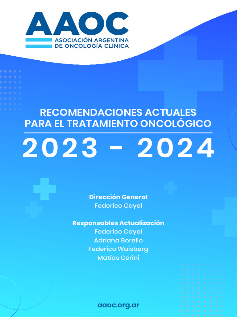 1-Guias Aaoc 2023-2024 | PDF | Cáncer | Glioma
