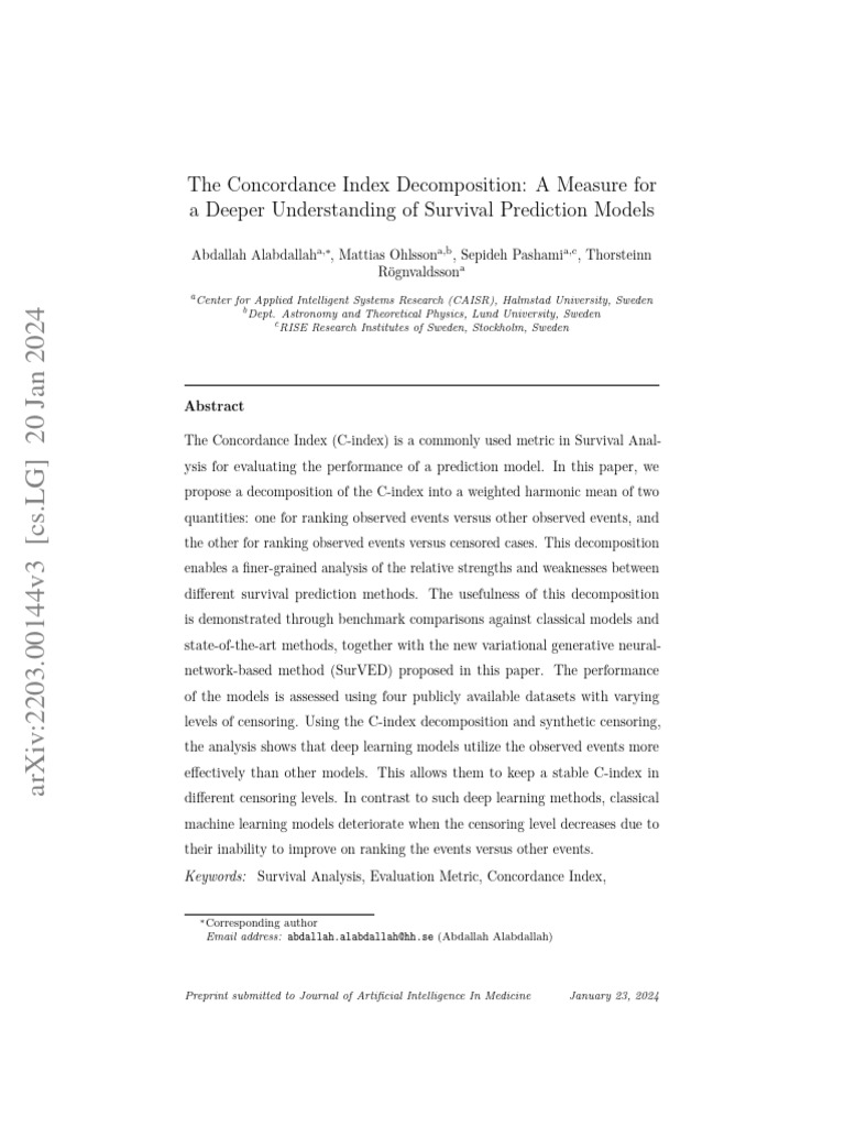 14.The Concordance Index Decomposition A Measure for a Deeper Understanding of Survival ...