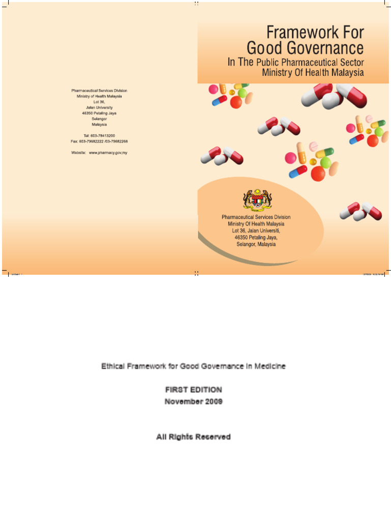 Ethical Framework for Good Governance in Medicine | PDF | Governance ...