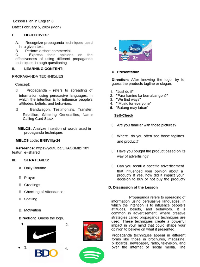 D1 - Propaganda | PDF | Propaganda | Advertising