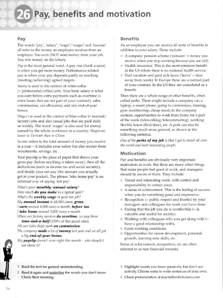 Unit 1 Vocabulary | PDF | Employee Benefits | Salary