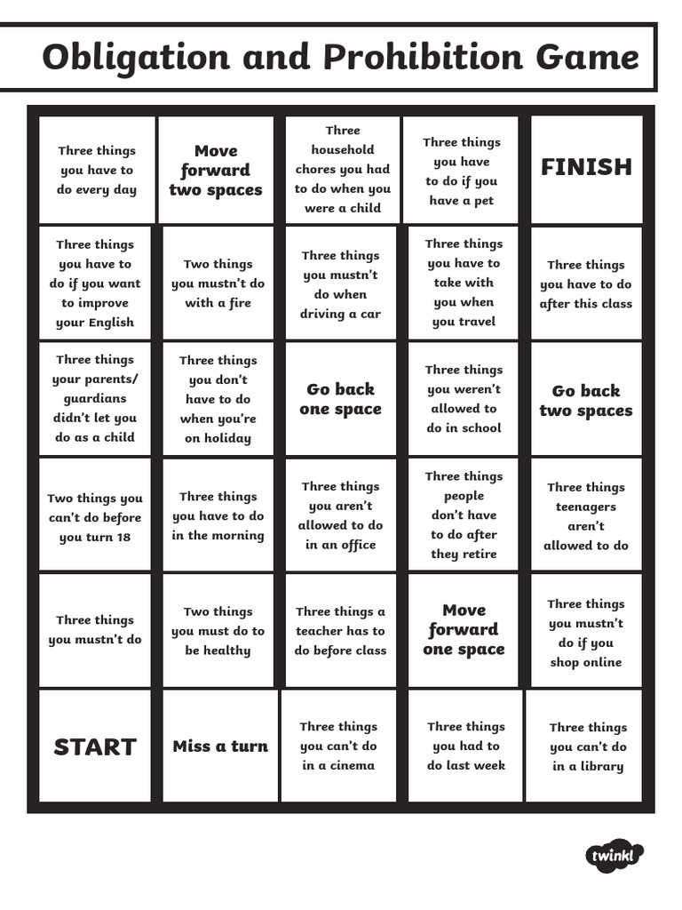 T Eal 1643058232b Obligations and Prohibitions Board Game Black and ...