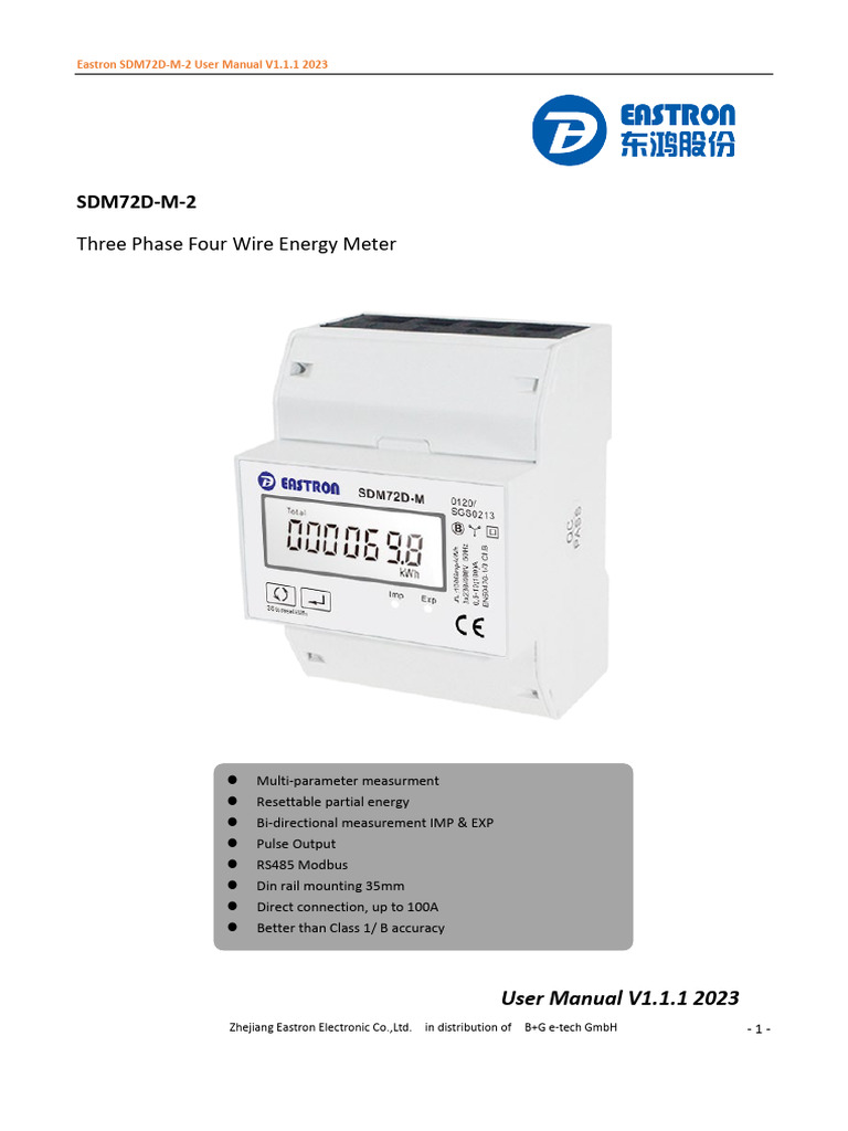 sdm72dm v2 | PDF | Electrical Engineering | Computing