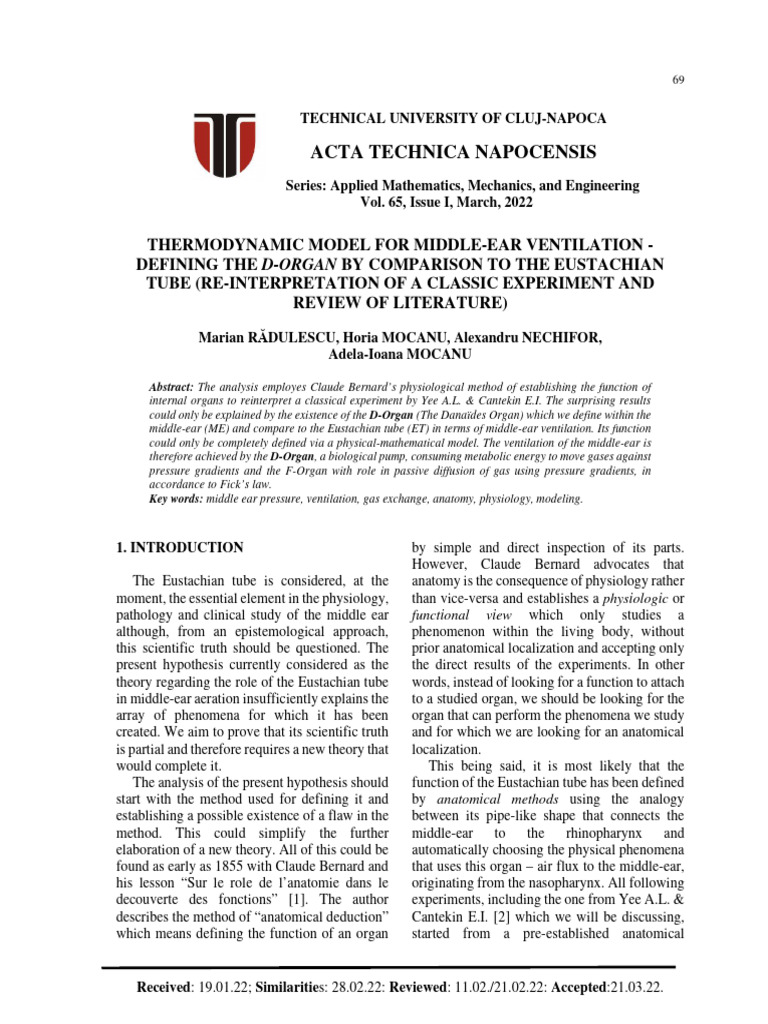 Acta Tech Napoc - 1782-3096-1-SM | PDF | Gases | Temperature