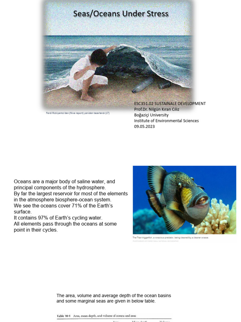 Part1 Oceans | PDF | Oceans | Water Cycle