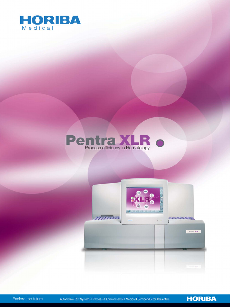 Brochure - HORIBA Pentra XLR | Download Free PDF | Anemia | Computing