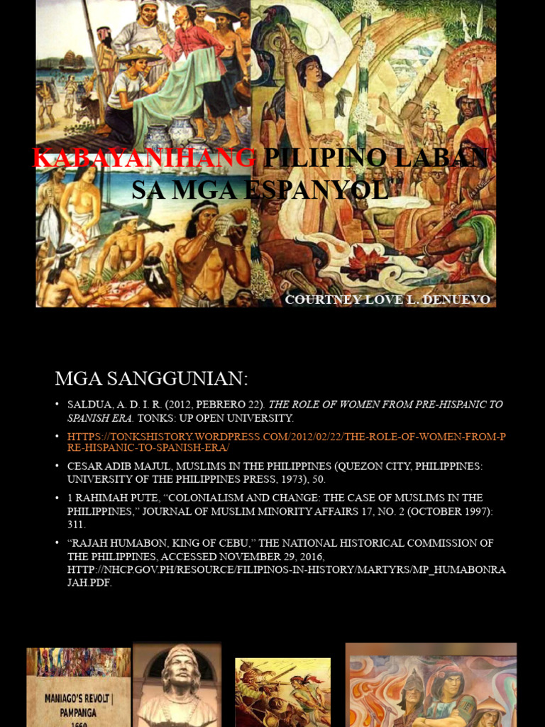 Kabayanihang Pilipino Laban Sa Espanyol | PDF