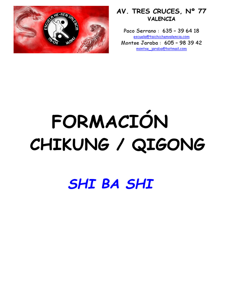 Shi Ba Shi: 18 Movimientos de Qigong | PDF | Qigong | Corazón