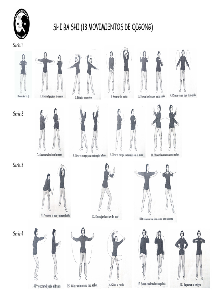 Shi Ba Shi - Esquema Movimientos A3 | PDF