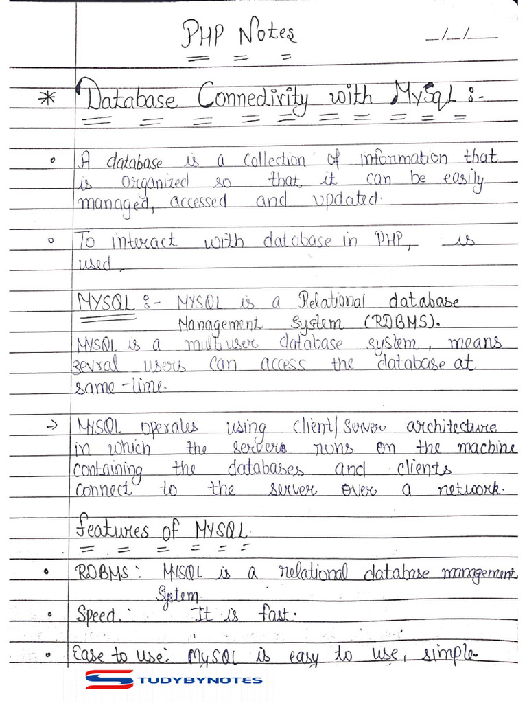 Database Connectivity With MySQL | PDF