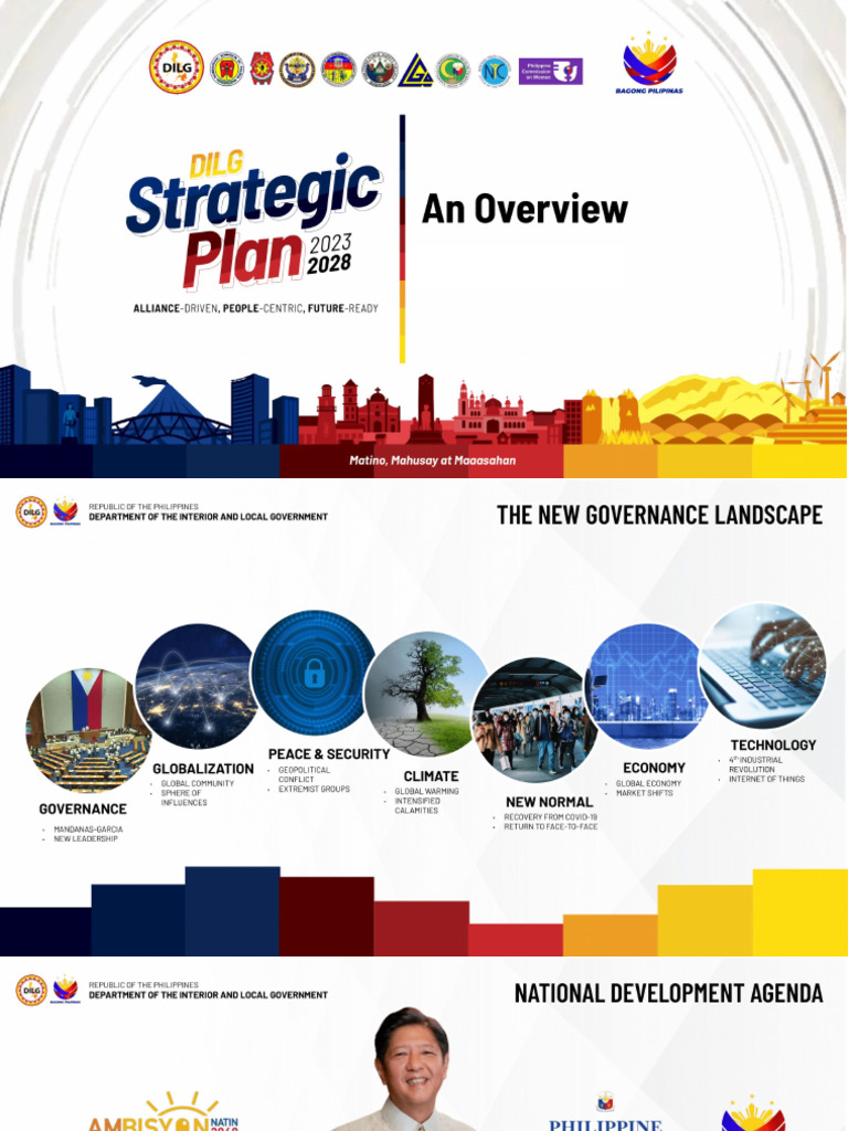 Introduction To DILG Strat Plan 2024 2028 | PDF