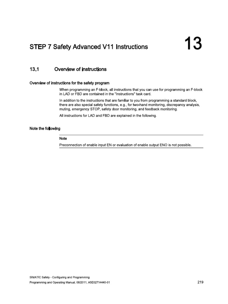 Siemens Safety Programming Pdf Software Engineering Computer