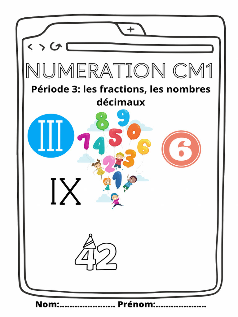 Numeration Cm1 Période 3 | PDF