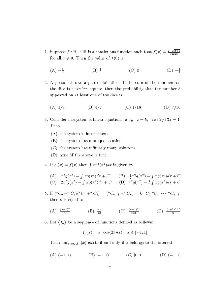 Isi Mma Pca Csa 2021 | PDF | Eigenvalues And Eigenvectors | Mathematical Objects
