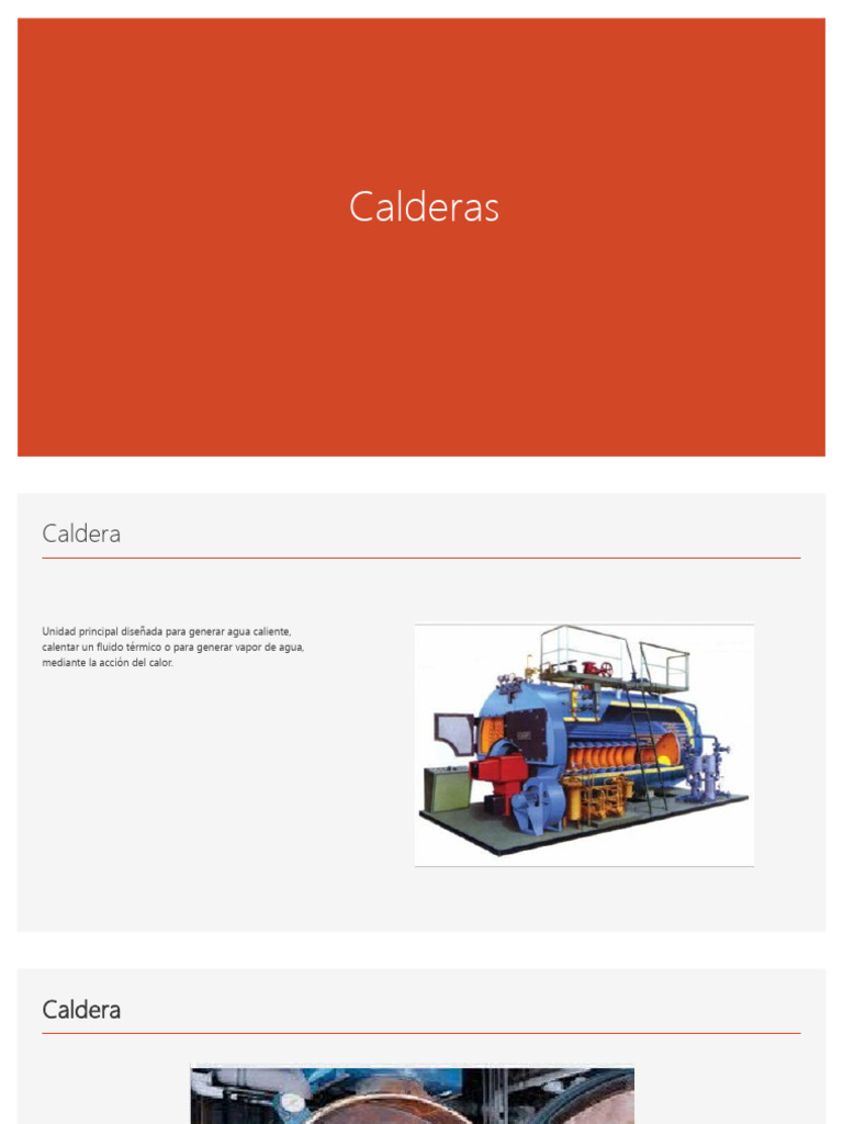 Tipos de Calderas | PDF | Presión | Calor