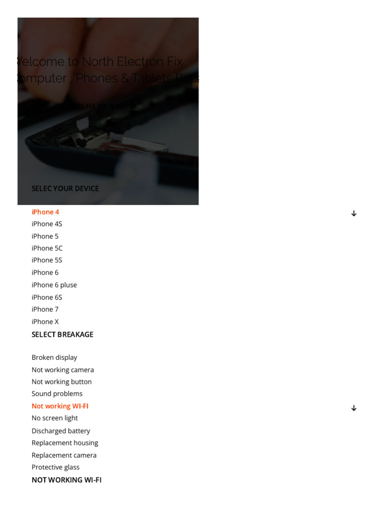 Welcome Fixar - North Electron Fix | PDF | I Phone | Apple Inc. Hardware