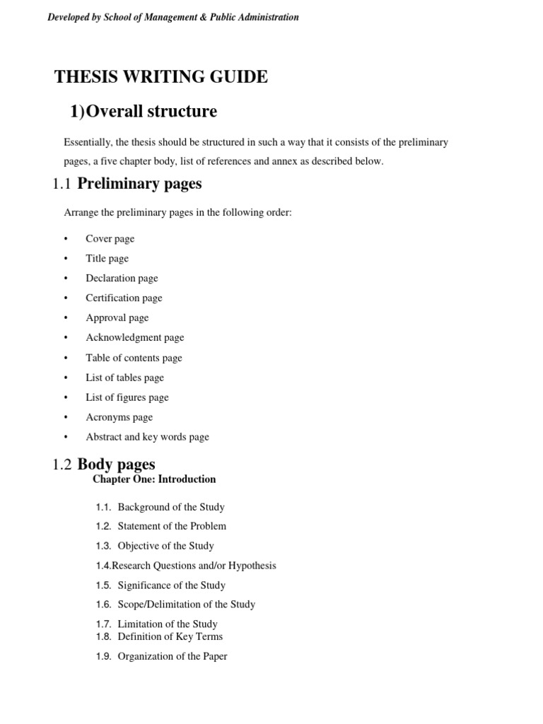 Thesis Report Writing Guide | PDF | Sampling (Statistics) | Methodology