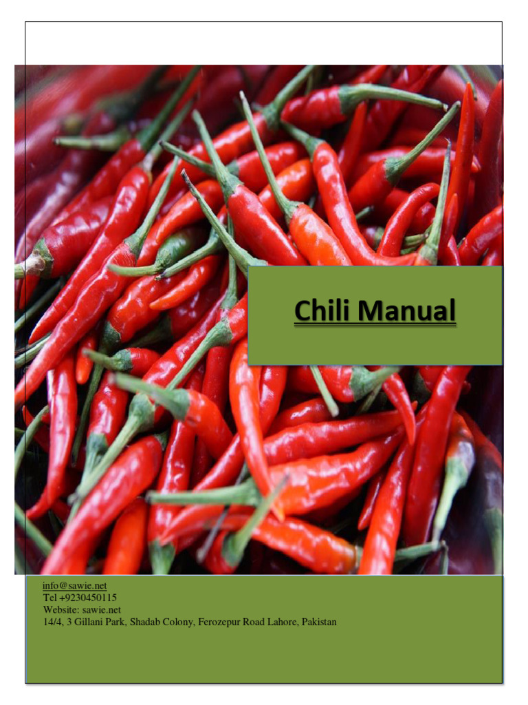 Chili Farming Practices and Guidelines | PDF | Capsicum | Plant Nursery