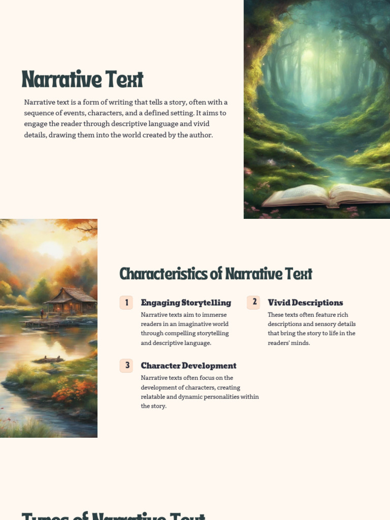 Definition of Narrative Text - 20240214 - 194337 - 0000 | PDF | Narrative