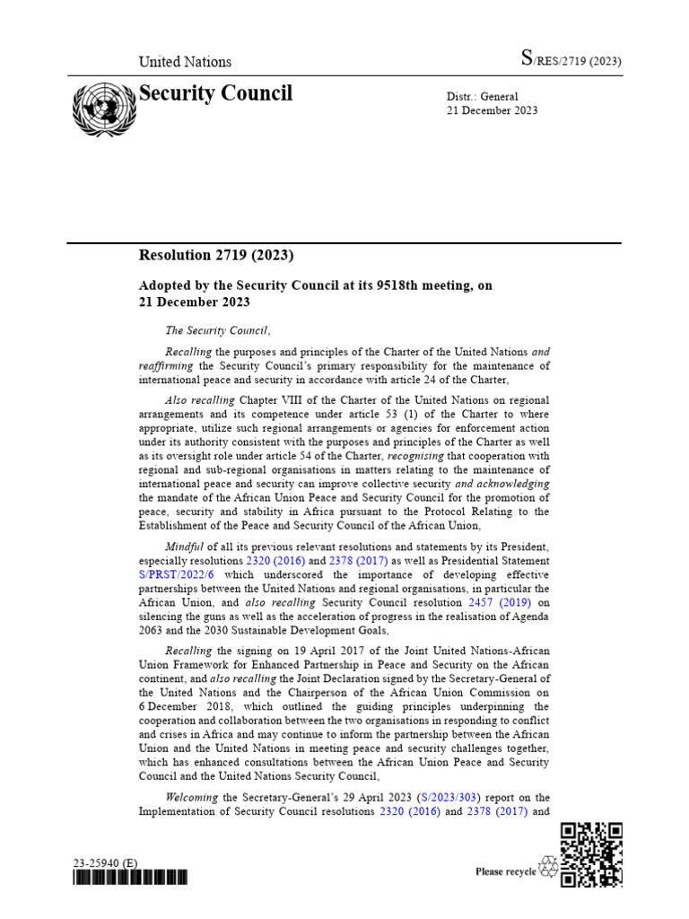 Security Council: United Nations | PDF | United Nations | International ...