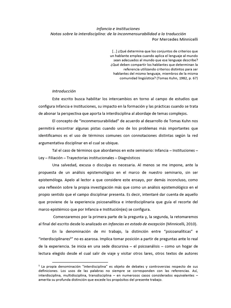 2019 AAPJYF Clase No. 2 Minicelli - Infancia e Instituciones ...