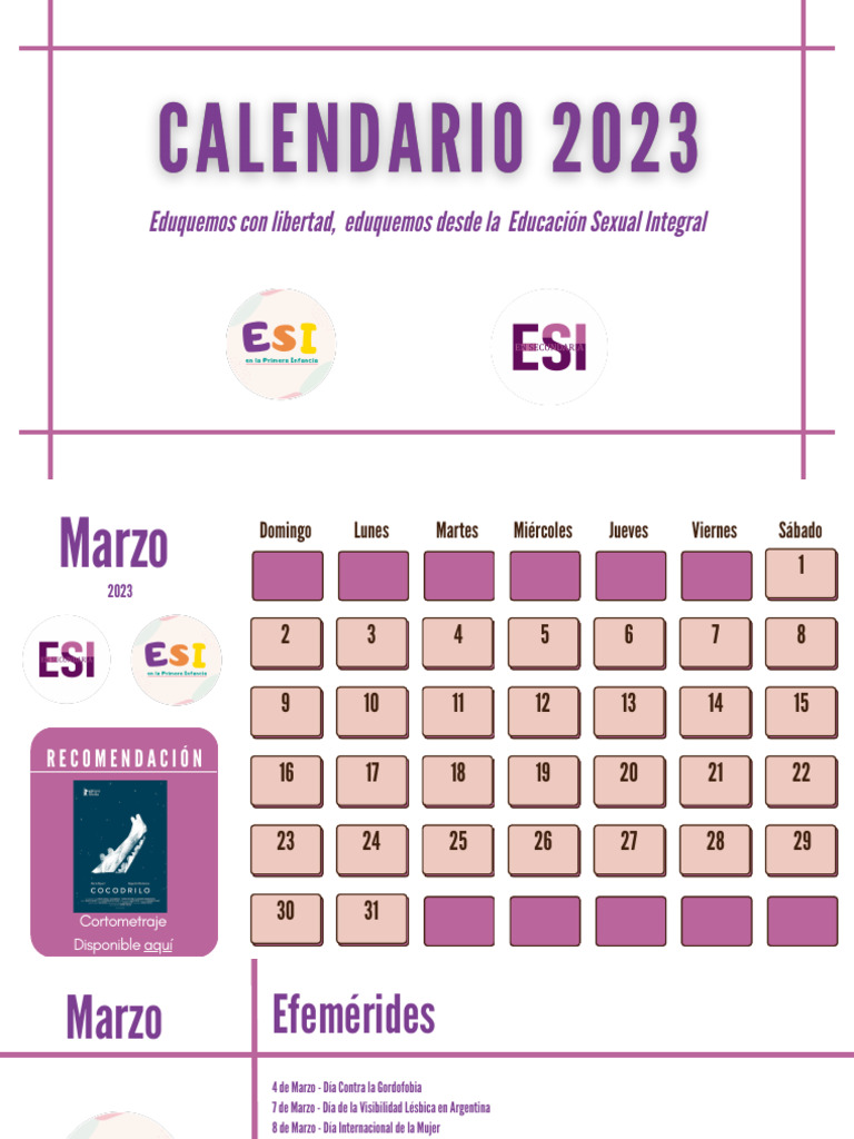 Calendario Esi | PDF