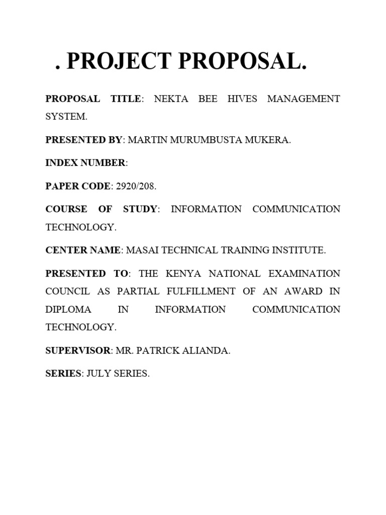 Nekta Bee Hives Management Proposal | PDF | Beekeeping | Beekeeper