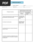 5 Minute Lesson Plan | PDF