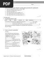 EC - A2 - Tests - Language Test 7A | PDF
