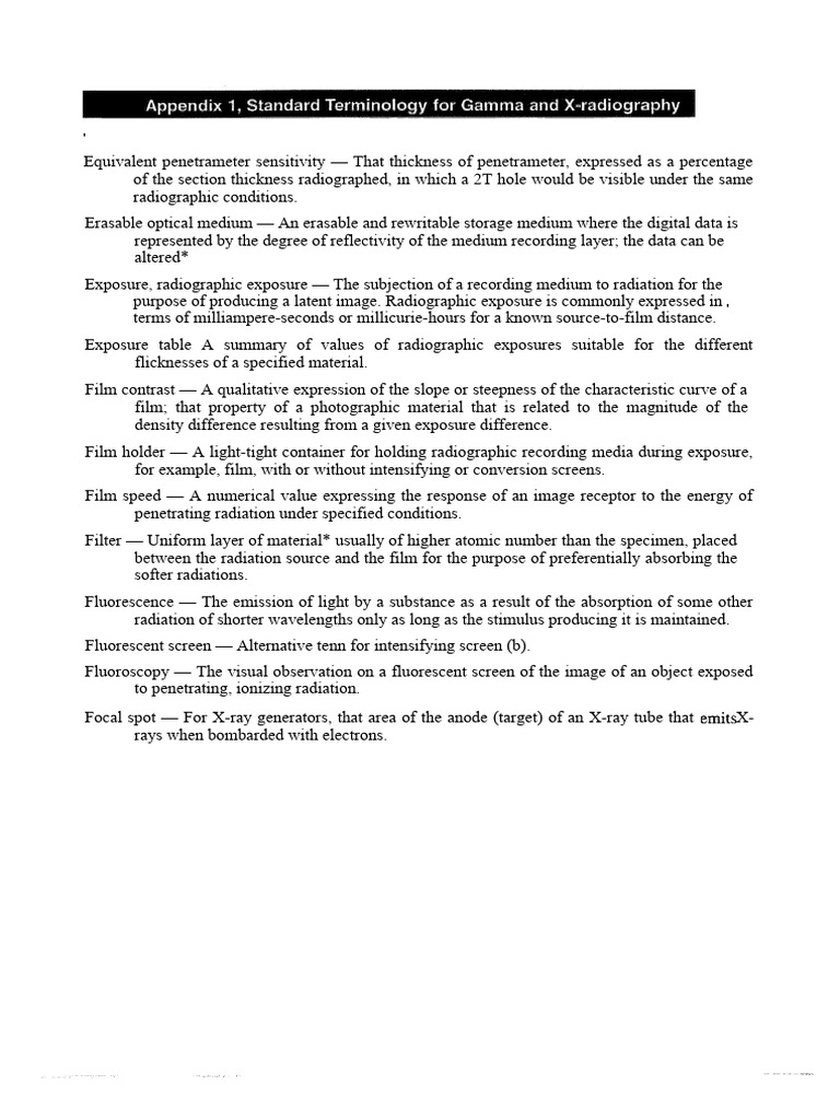 Asnt 10 | PDF | Radiography | X Ray