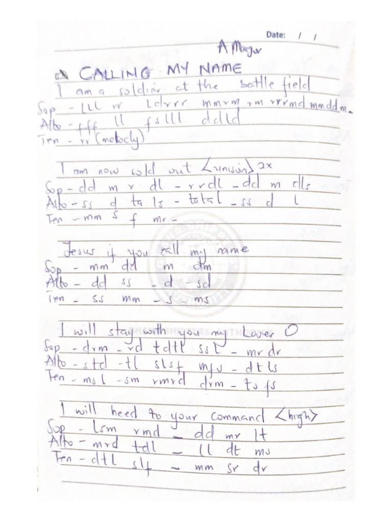 Who Is Calling My Name | PDF