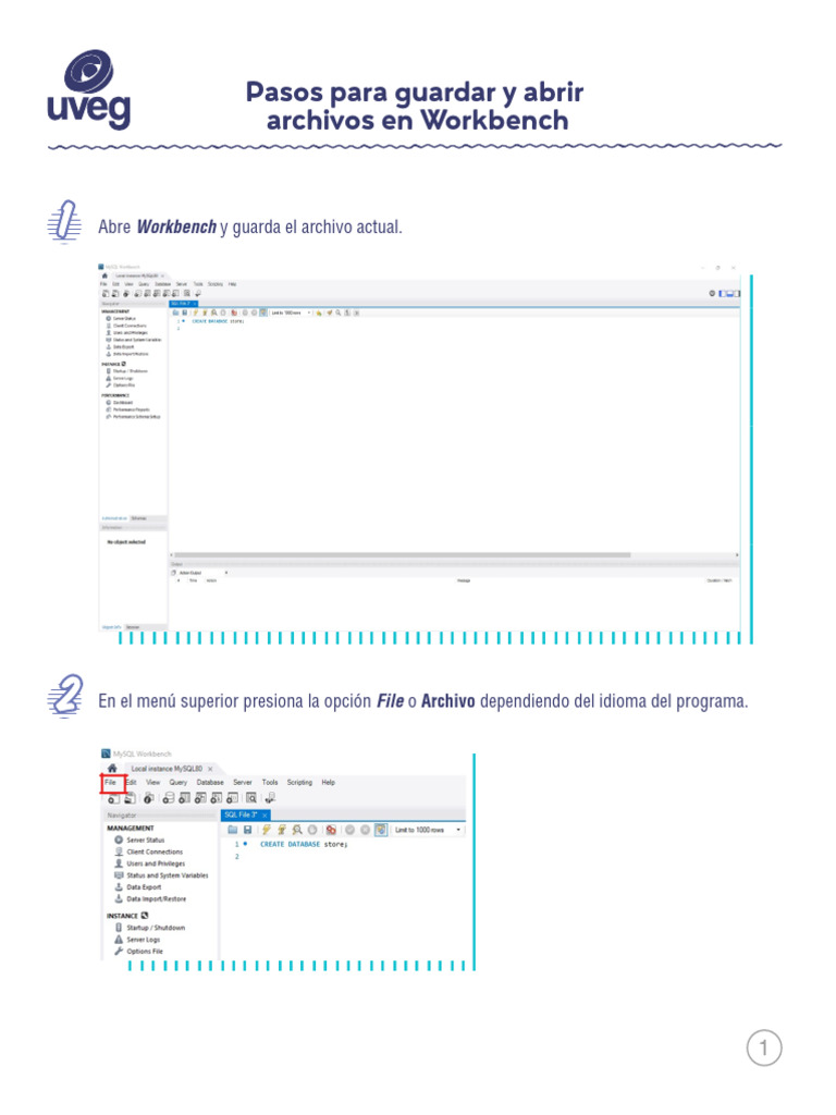 Pasos para Guardar y Abrir Archivos en Workbench - 2 | PDF | Arte ...