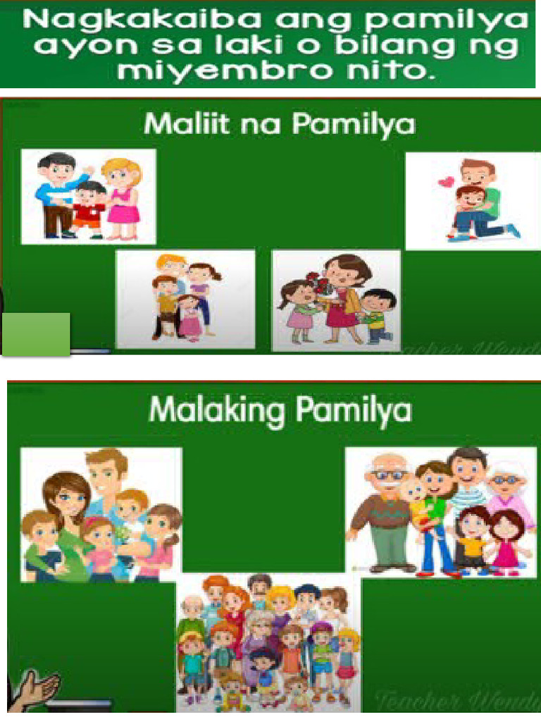 PAGKAKATULAD Pagkakaiba NG BAWAT PAMILYA TARPPEL | PDF