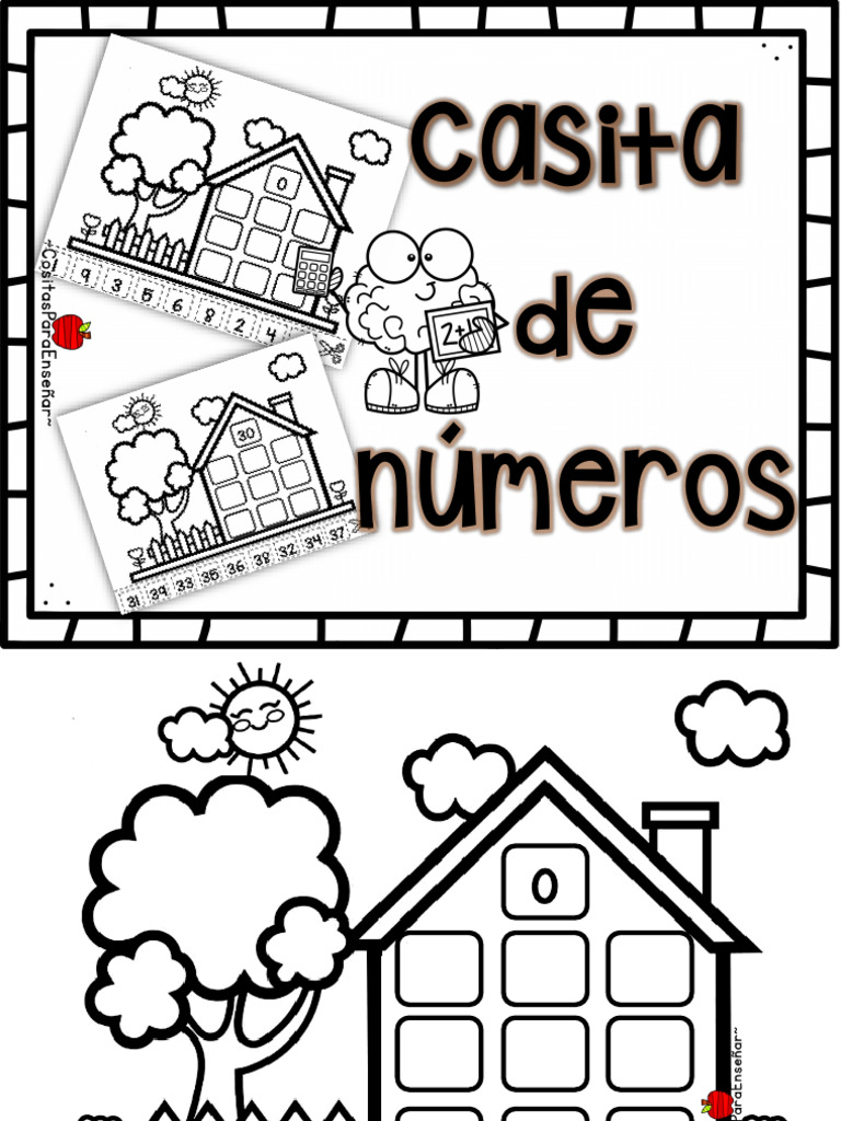 Casita de Números del 0 al 100 | PDF