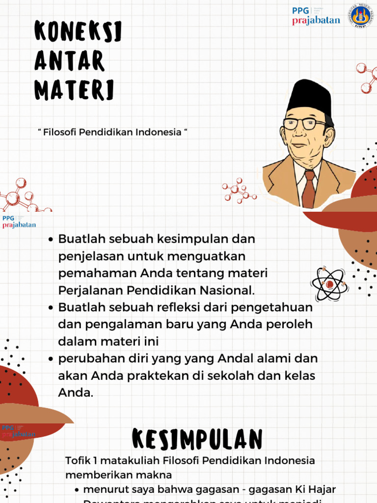 Koneksi Antar Materi Filosofi Pendidikan Indonesia Tofik 1 | PDF ...