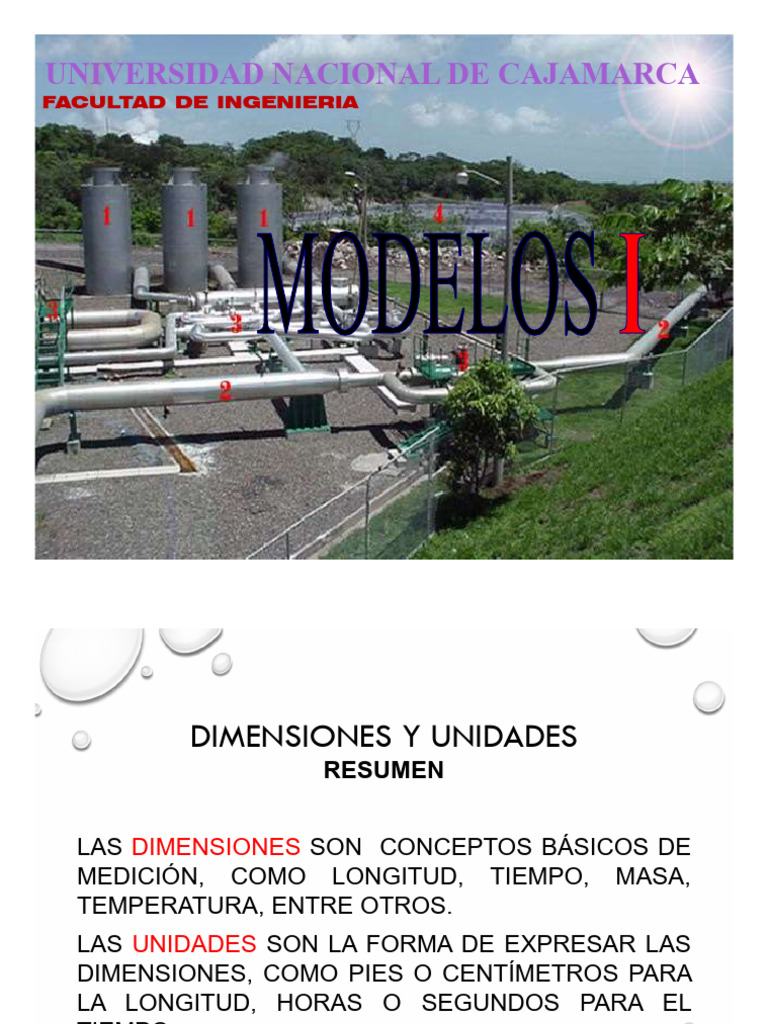Semana 1 - Dimensiones y Unidades | PDF | Sistema Internacional de ...