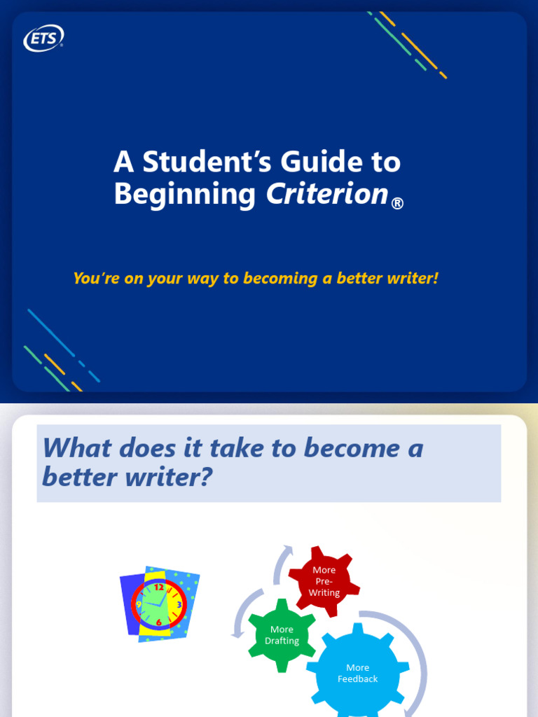 Criterion Student Guide | PDF | Essays | Password