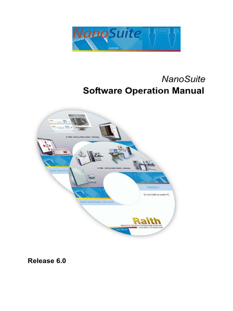 RAITH150 TWO NanoSuite Software Operation Manual | PDF | Aperture ...