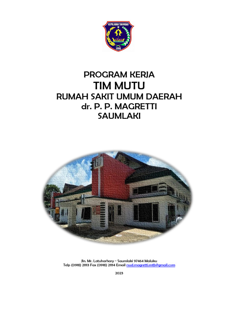 Program Kerja Tim Mutu RSUD Magretti | PDF