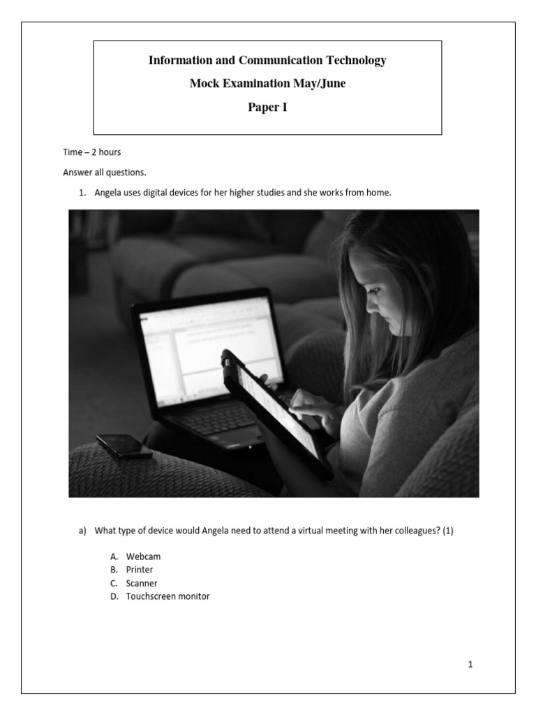 Mock 1 Pdf Computer Data Storage Printer Computing 9180