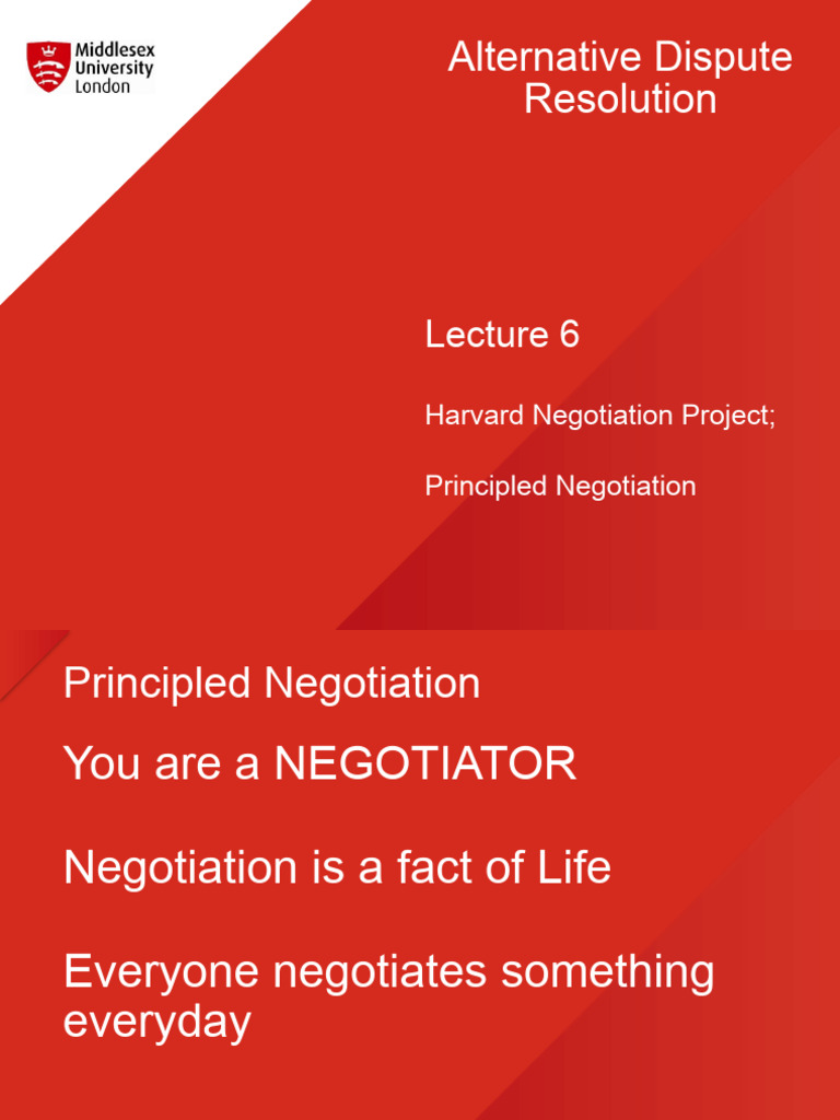 Negotiation | PDF | Negotiation | Psychological Concepts