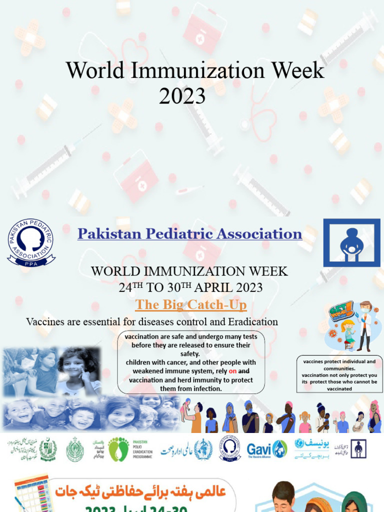 World Immunization Week 2023 PPA EPI | PDF | Vaccines | Public Health