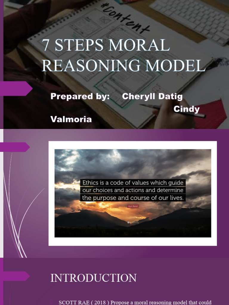 7 Steps Moral Reasoning Model | PDF | Reason | Morality