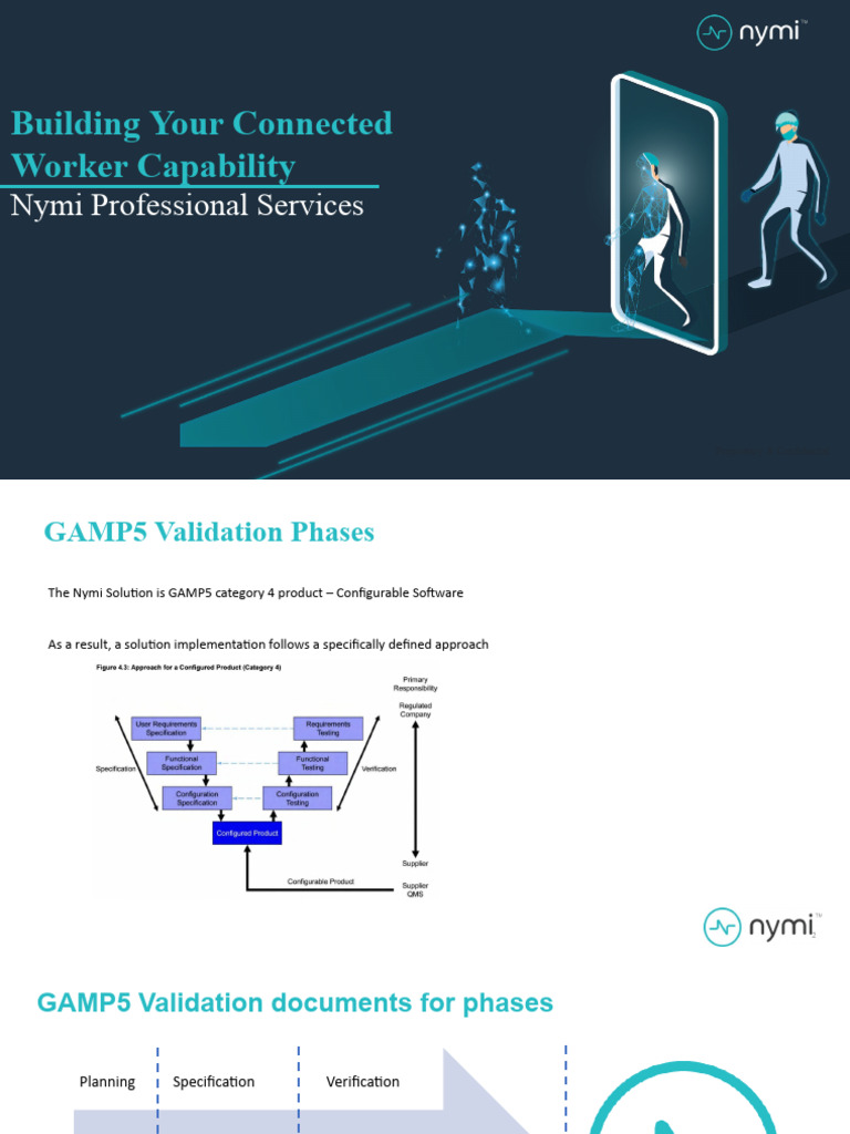 GAMP5 Validation of Nymi Solution Overview | PDF | Verification And Validation | Computing