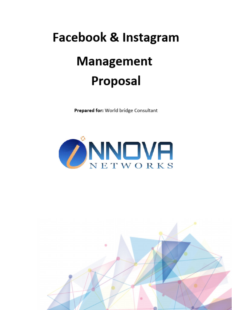 Facebook Marketing Proposal Sample | PDF | Facebook | Marketing