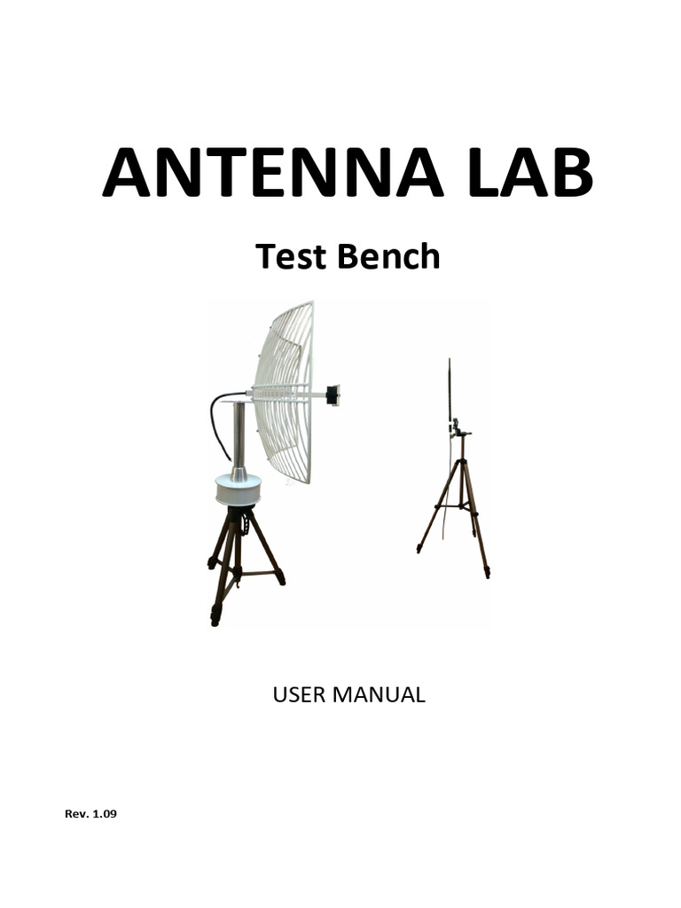 Antenna Lab Test Bench User Manual | PDF | Antenna (Radio) | Cartesian ...