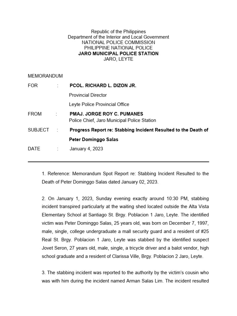 G1 Police Report | PDF | Prosecutor | Police