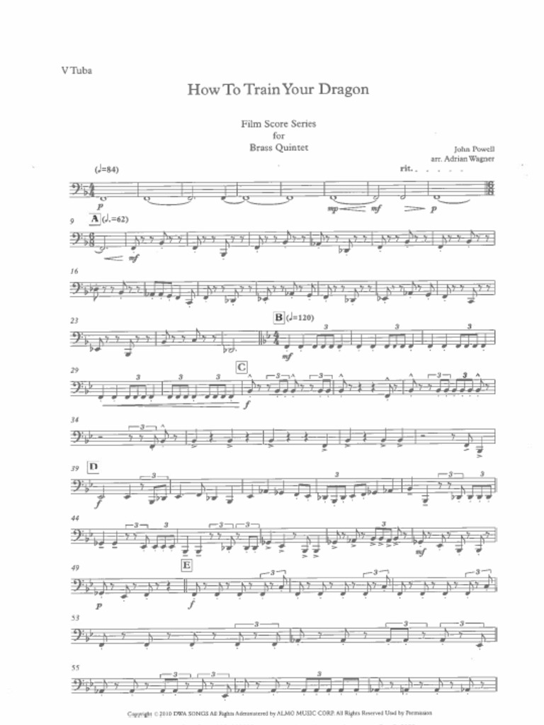 How To TrainYyour Dragon Tuba | PDF