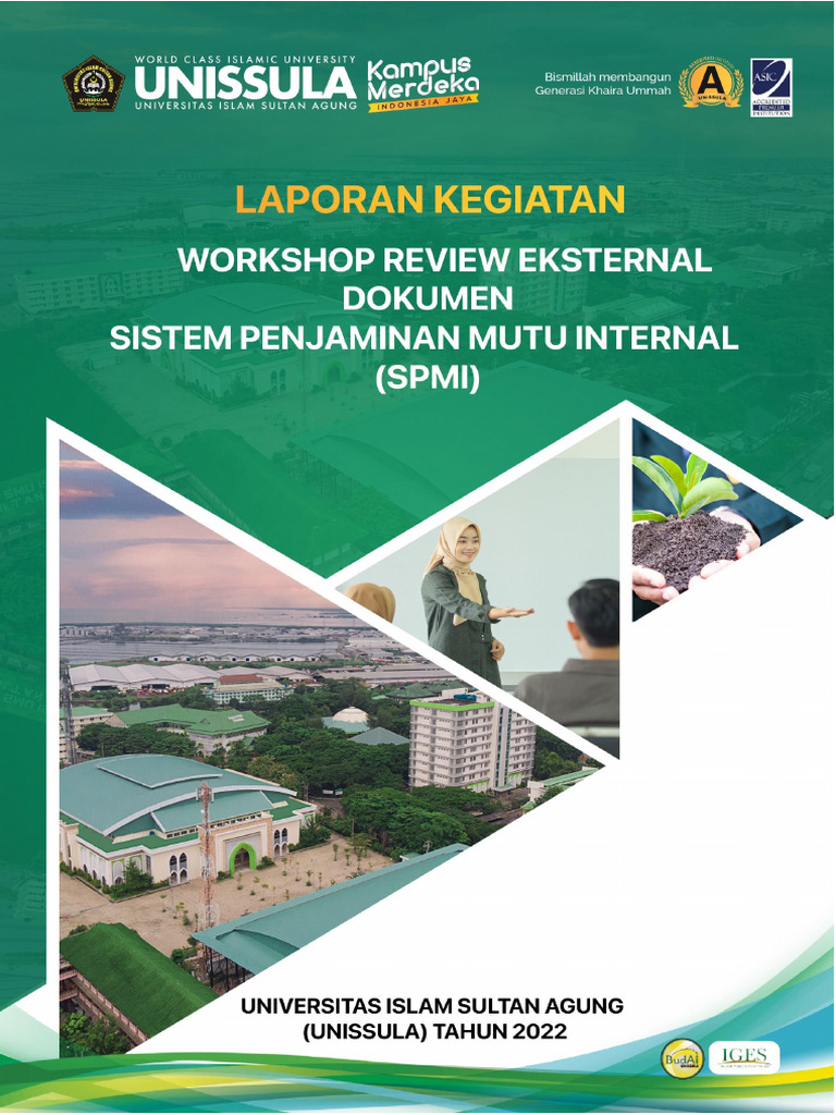Laporan Kegiatan Review Eksternal Dokumen SPMI UNISSULA | PDF